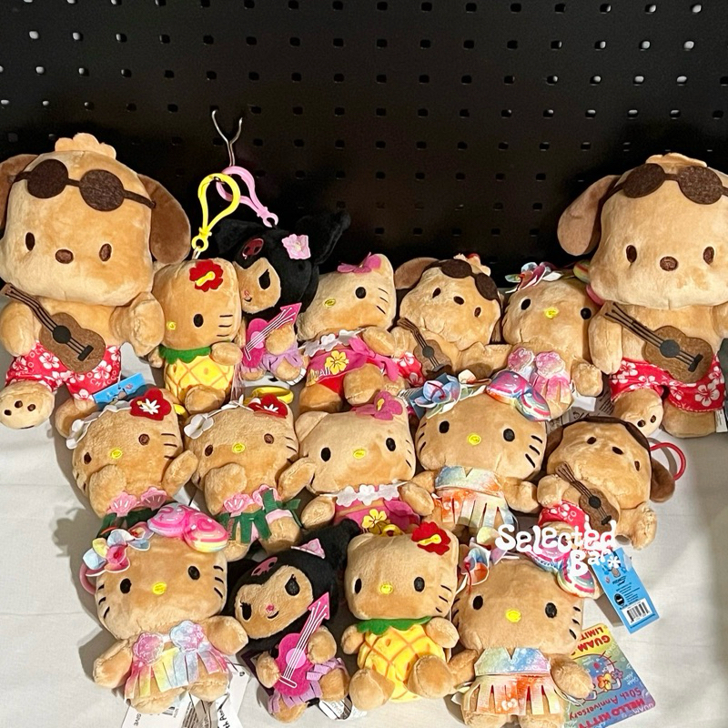 [พร้อมส่ง][ของแท้ 100%] พวงกุญแจ Sanrio คิตตี้ คอลฮาวายจาก abc stores ...