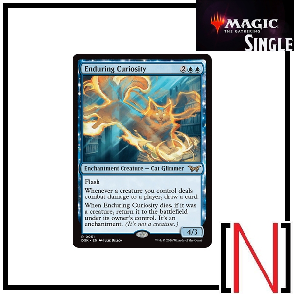 [MTG][Single][DSK] Enduring Curiosity ระดับ Rare [ภาษาอังกฤษ] | Shopee ...
