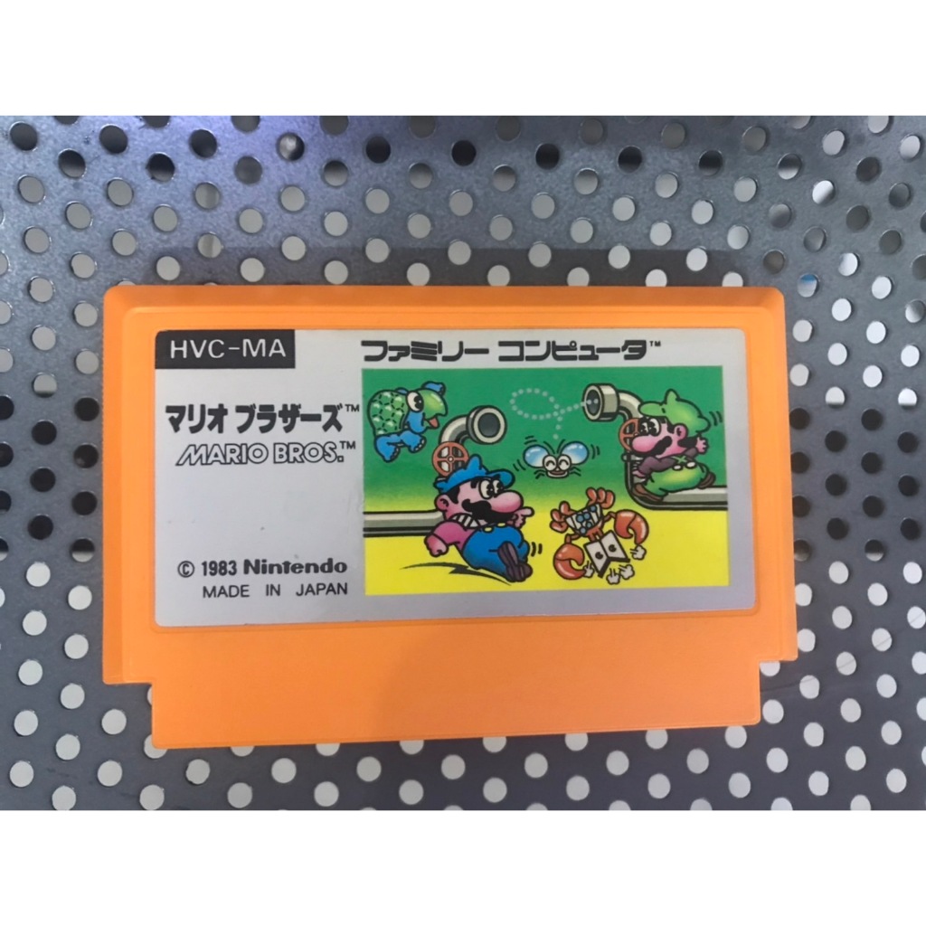 ตลับแท้ (FC) MARIO BROS Brothers (HVC-MA) Famicom มาริโอ้มุดท่อ สินค้า ...