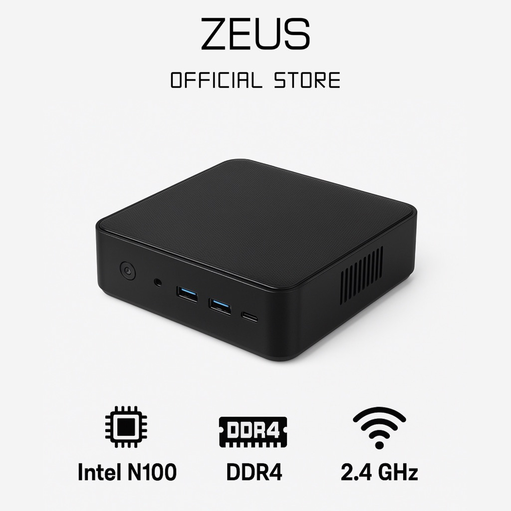 Intel N100 Mini PC RAM 8GB SSD 256 GB คอมพิวเตอร์จิ๋ว Windows 11 แรง ...
