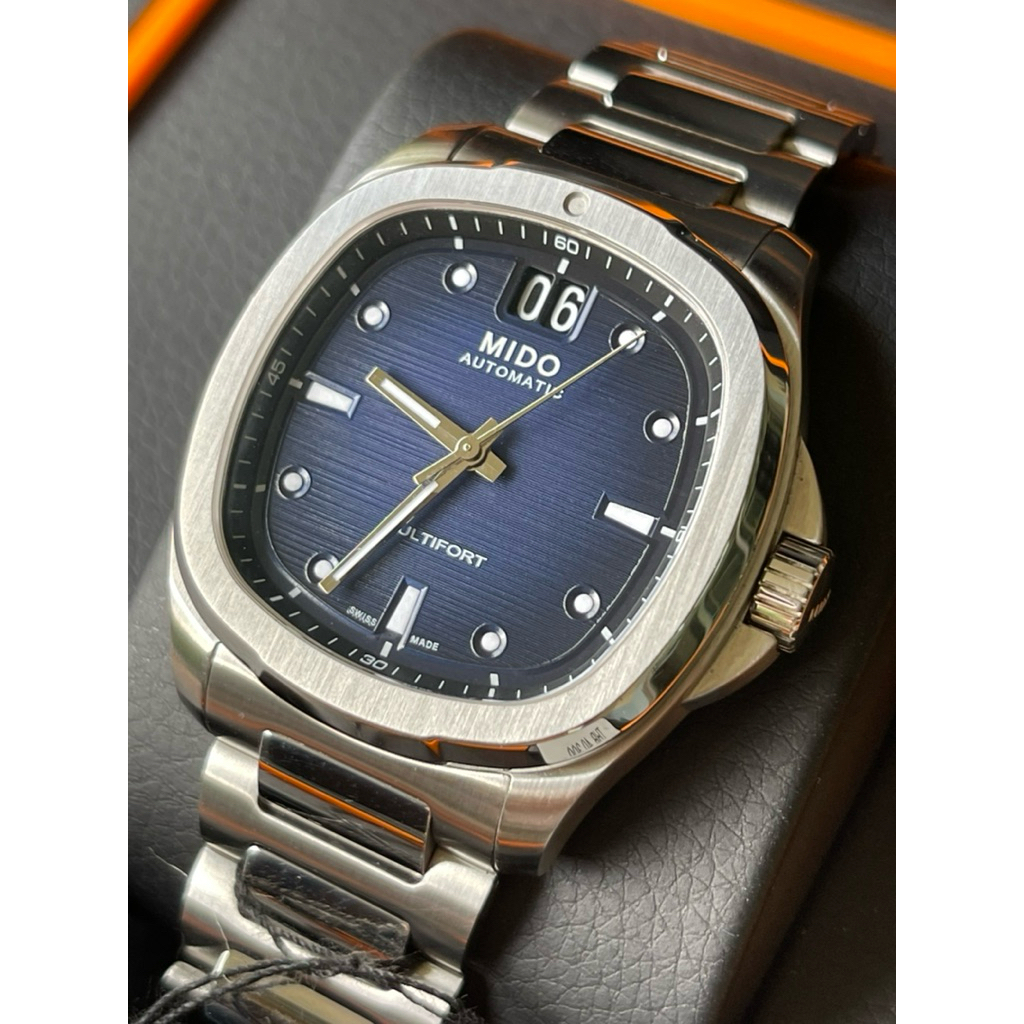 MIDO Multifort TV Big Date Automatic Blue Dial M049.526.11.041.00 40 mm ...