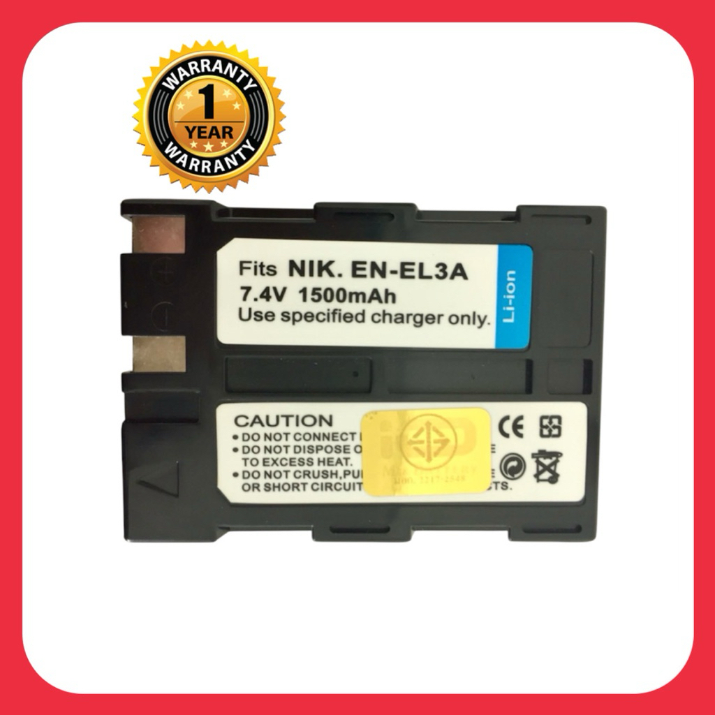 แบตเตอรี่ นิคอน EN-EL3a/Nikon Battery EN-EL3/EN-EL3e แบตเตอรี่กล้อง นิ ...