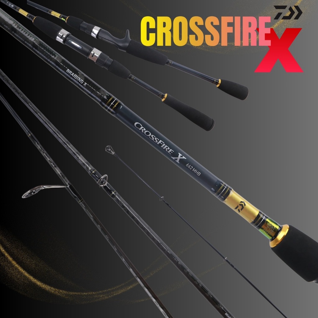 คันเบ็ด DAIWA CROSSFIRE X | Shopee Thailand