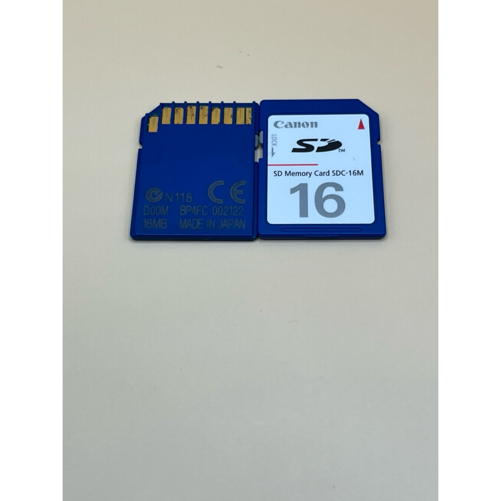 SD card แท้ ความจุ 16MB ยี่ห้อ Canon#SDcard #Canon#เมมโมรี่การ์ด ...