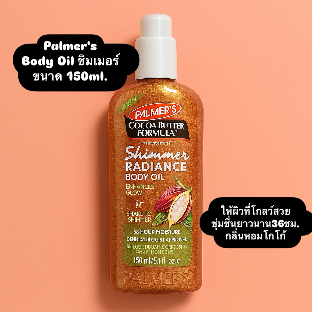 Palmer's Cocoa Butter Formula Shimmer Radiance Body Oil 150ml. | Shopee Thailand