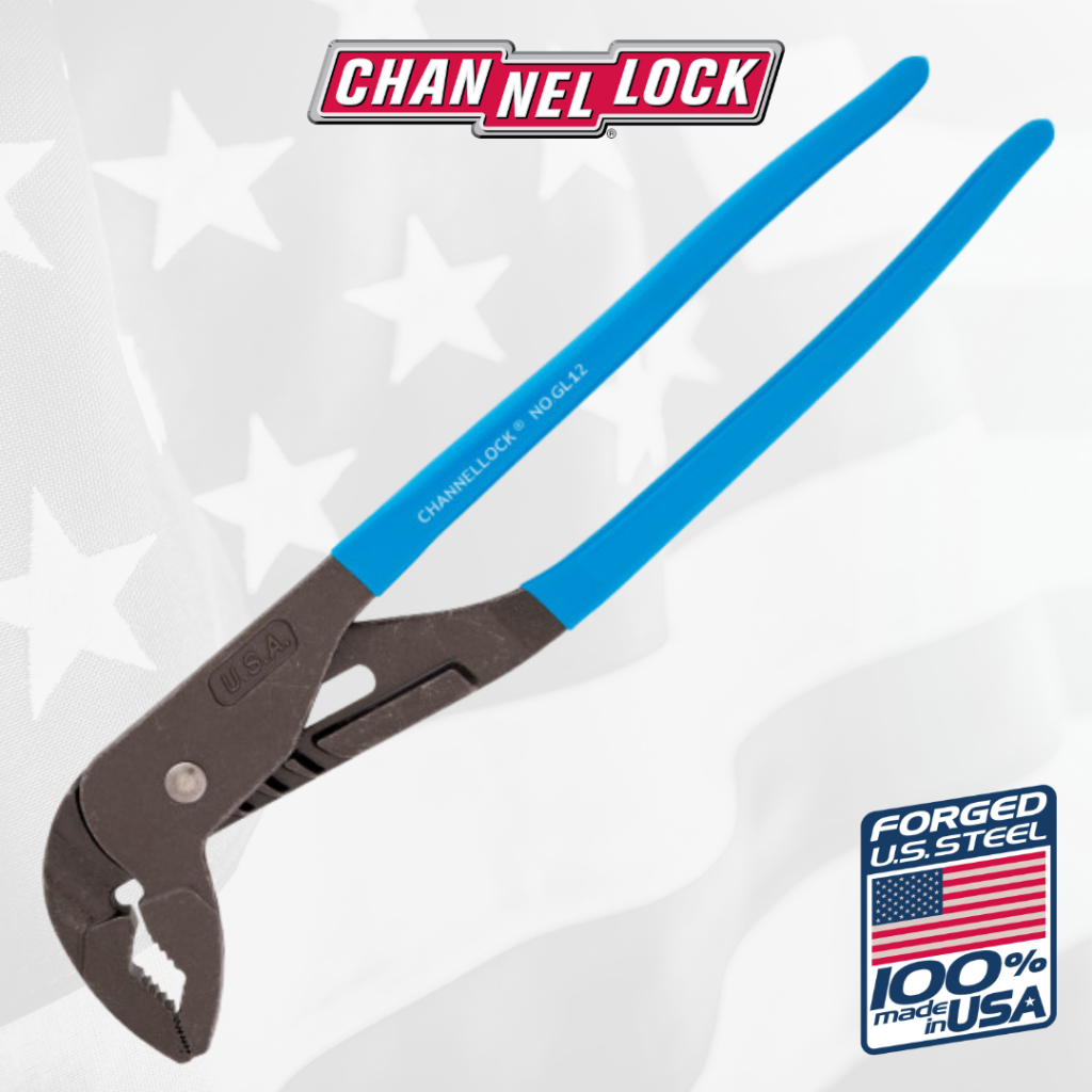 CHAN NEL LOCK คีมคอม้ารุ่นผ่อนแรง ขนาด 12.5"(317.5mm.) GripLock No.GL12 ...