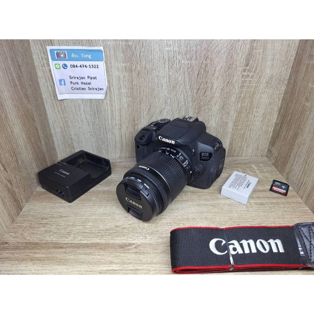 Canon EOS 700D 18-55mm IS STM Kit Lens | Shopee Thailand