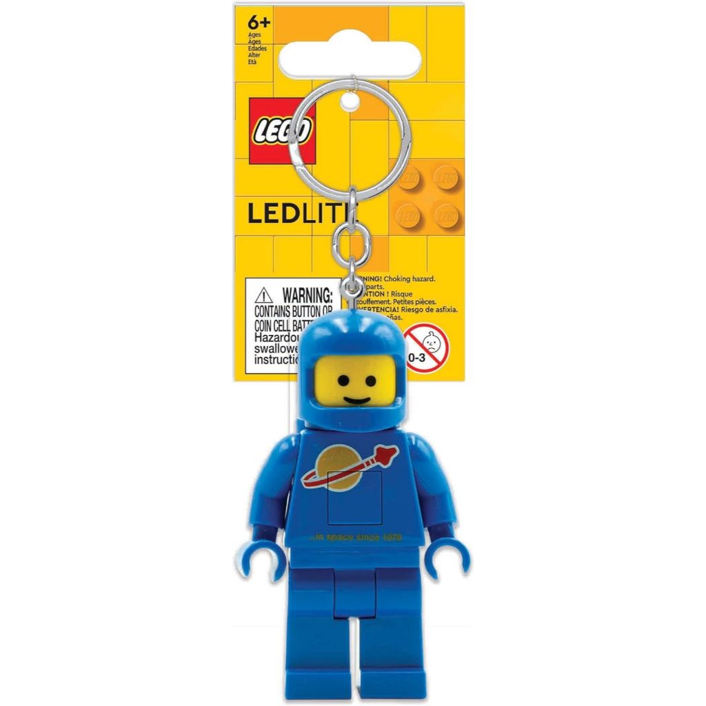 LEGO พวงกุญแจไฟฉาย เลโก้ คลาสสิก Spaceman Blue LED Keychain ลิขสิทธิ์ ...