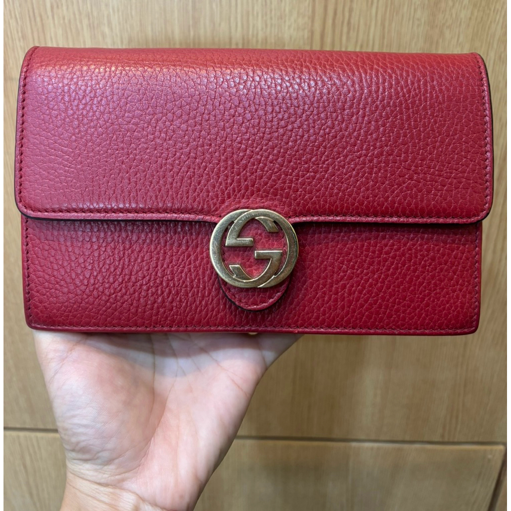 Gucci interlocking woc มือสอง | Shopee Thailand