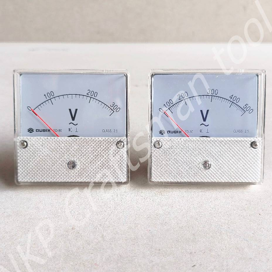 โวลต์มิเตอร์ QUBIX ขนาด หน้าจอ 80*80mm 300V 500V ของแท้ | Shopee Thailand
