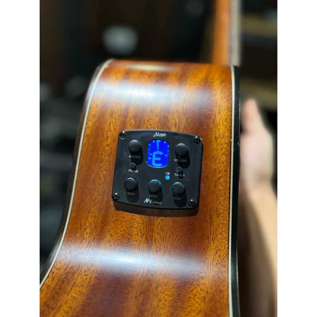 Eq กีต้าร์โปร่ง Most M-1 Intend 2ระบบ เปียโซ่+mic ไมค์ | Shopee Thailand