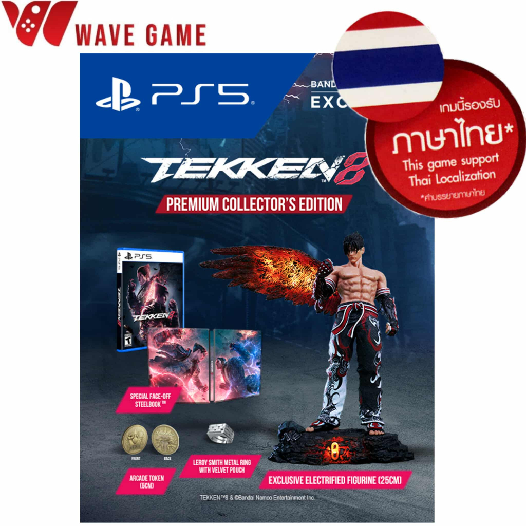 ps5 Tekken 8 Premium Collector's Edition อุปกรณ์ครบ + แผ่นเกมส์ ( english ซับไทย ) | Shopee Thailand