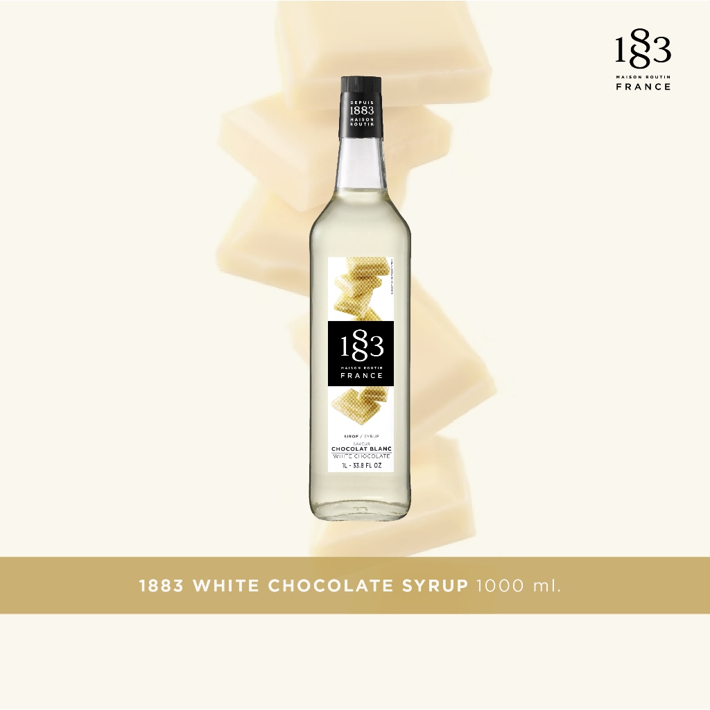 1883 Syrup น้ำเชื่อมกลิ่นไวท์ช็อกโกแลต 1000 มล. (1883 WHITE CHOCOLATE ...