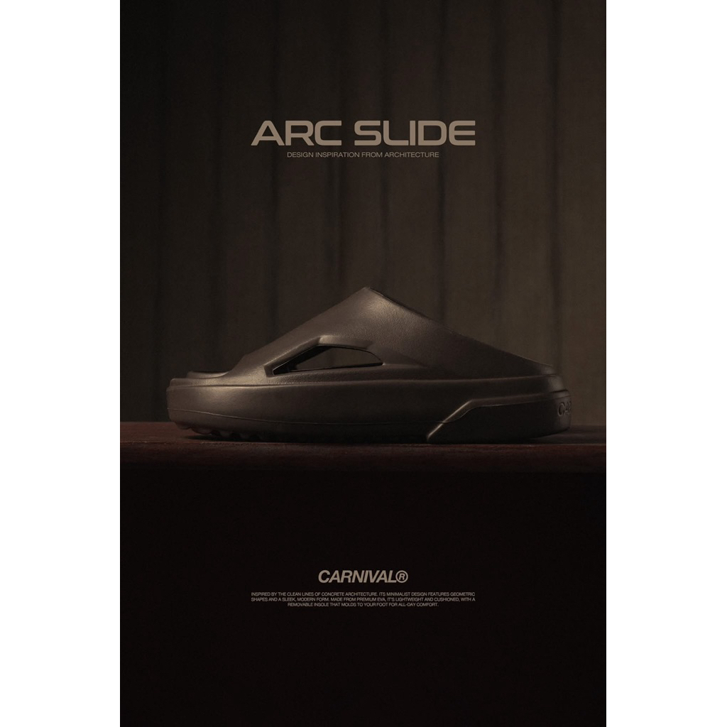 (พร้อมส่ง) ของแท้ 100% CARNIVAL® ARC SLIDE “CHOCOLAT CHAUD” | Shopee ...