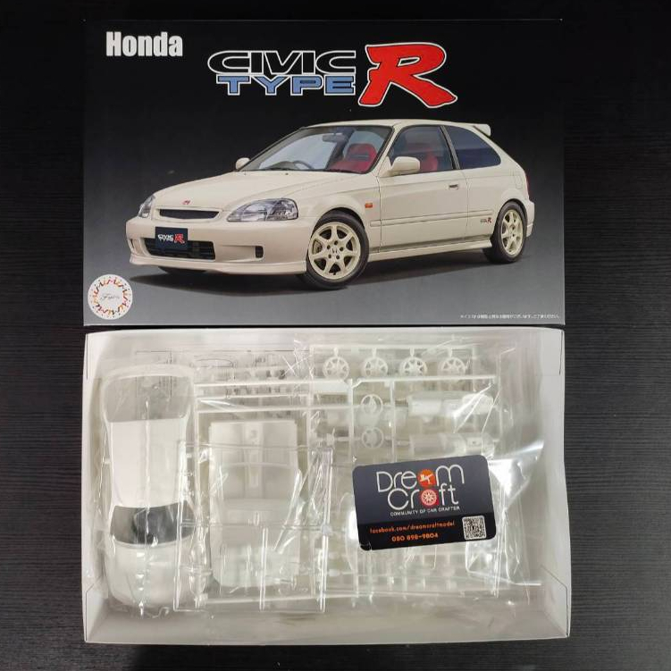 FUJIMI 1/24 ID88 Honda Civic Type R (EK9) Late Type (โมเดลรถยนต์ Model ...