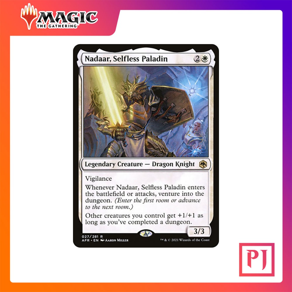 [MTG] Nadaar, Selfless Paladin [AFR] [WHITE] [RARE] [NORMAL] [ENG ...