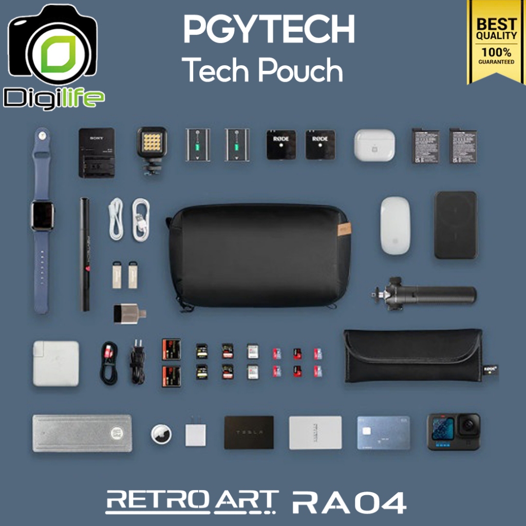 PGYTECH Tech Pouch / Retro Art Bag RA04 กระเป๋ากล้อง กันน้ำ กระเป๋าอุปกรณ์ - Digilife Thailand ...