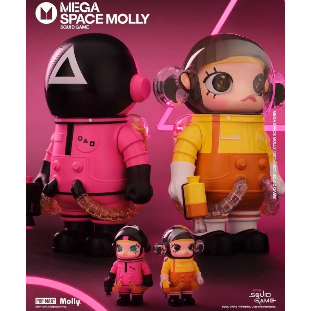 POP MART MEGA SPACE MOLLY 400%+100% Squid Game | Shopee Thailand