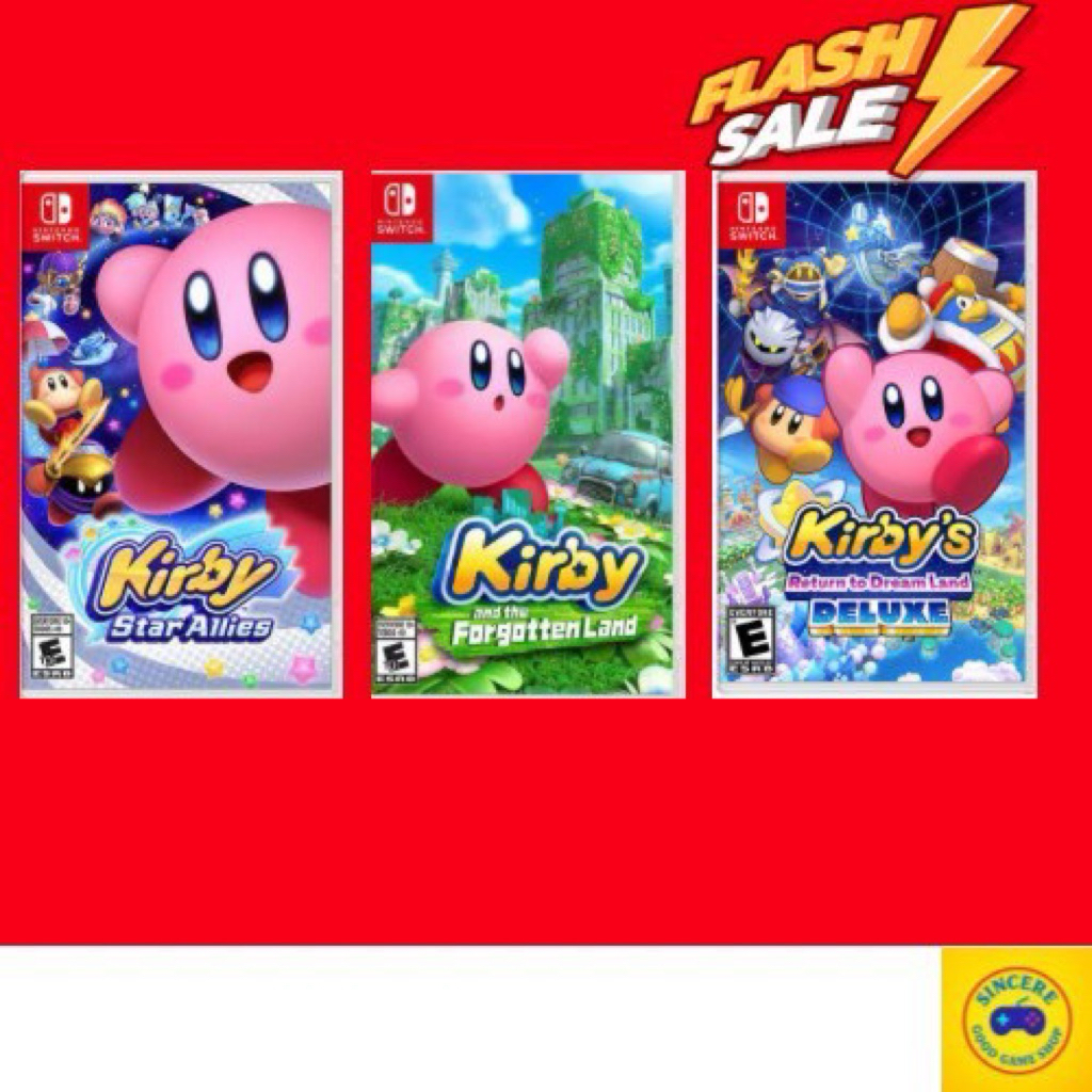 Kirby And The Forgotten Land Switch /Kirby Return To Dream Land Deluxe ...