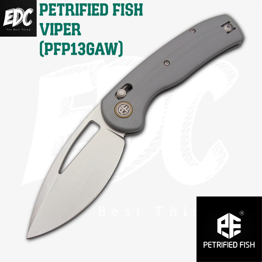 📍 มีดพับ ""PETRIFIED FISH Viper (PFP13GAW)"" ของแท้ - ของสะสม อุปกรณ์ ...