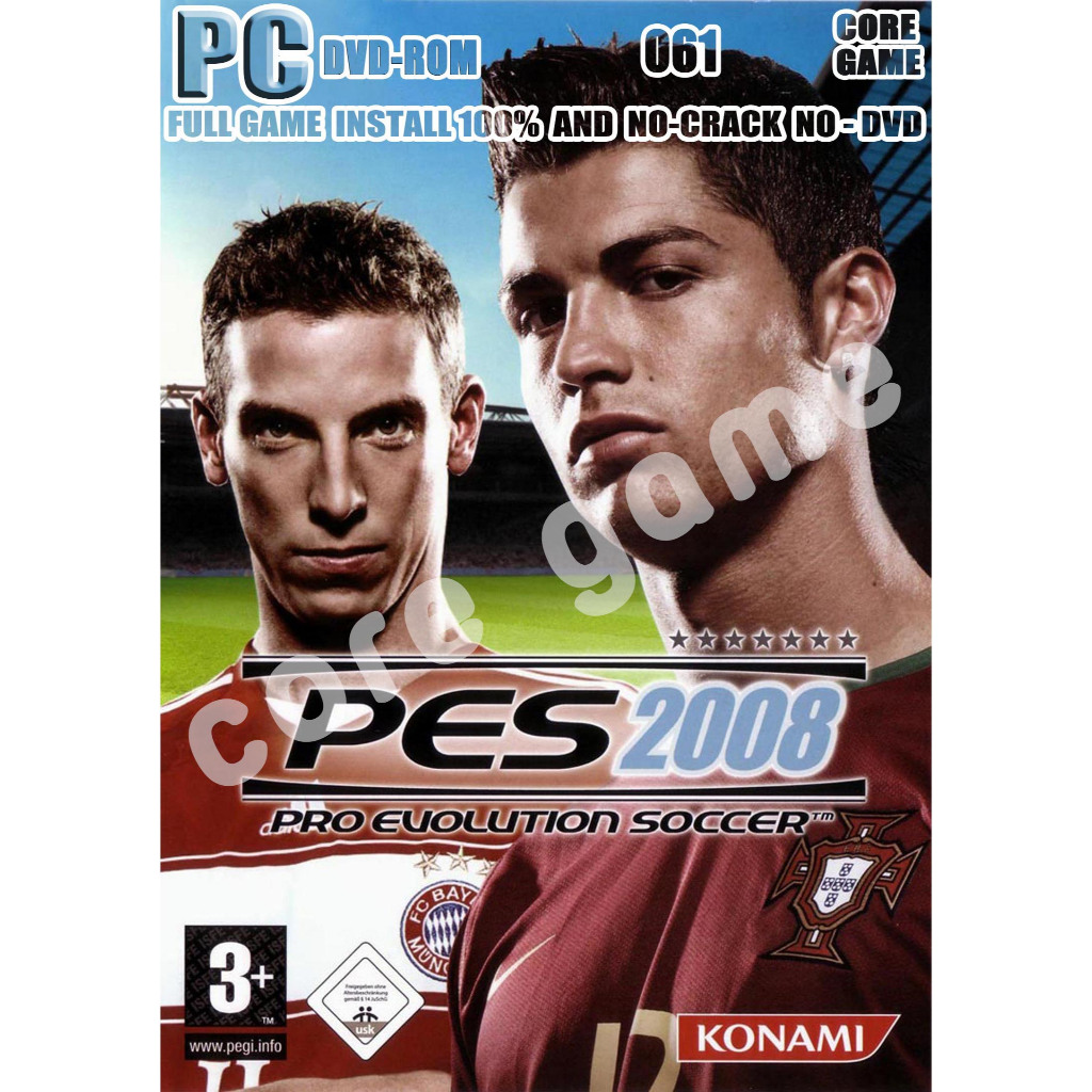 Pro evolution soccer 2008 แผ่นเกมส์ แฟลชไดร์ฟ เกมส์คอมพิวเตอร์ PC โน๊ตบุ๊ค | Shopee Thailand