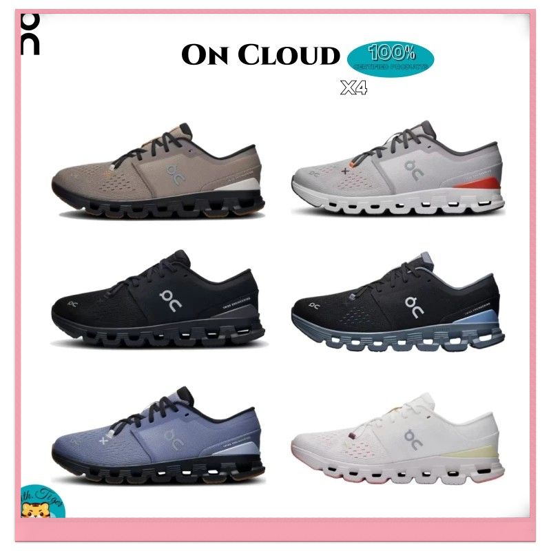 💙พร้อมส่ง & พรี💙On Cloud X4 รองเท้าวิ่ง รองเท้าผ้าใบ รองเท้าผ้าใบ วิ่ง ...