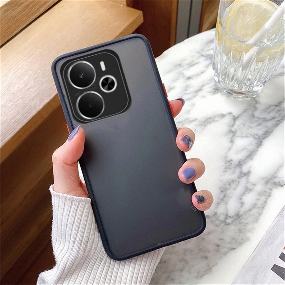 เคสผิวด้าน สำหรับ Realme 13 5G/13Pro Note60 Note50 C63 C61 C65 C67 12X C53/C51/C55/C35 C21Y/C25S ...