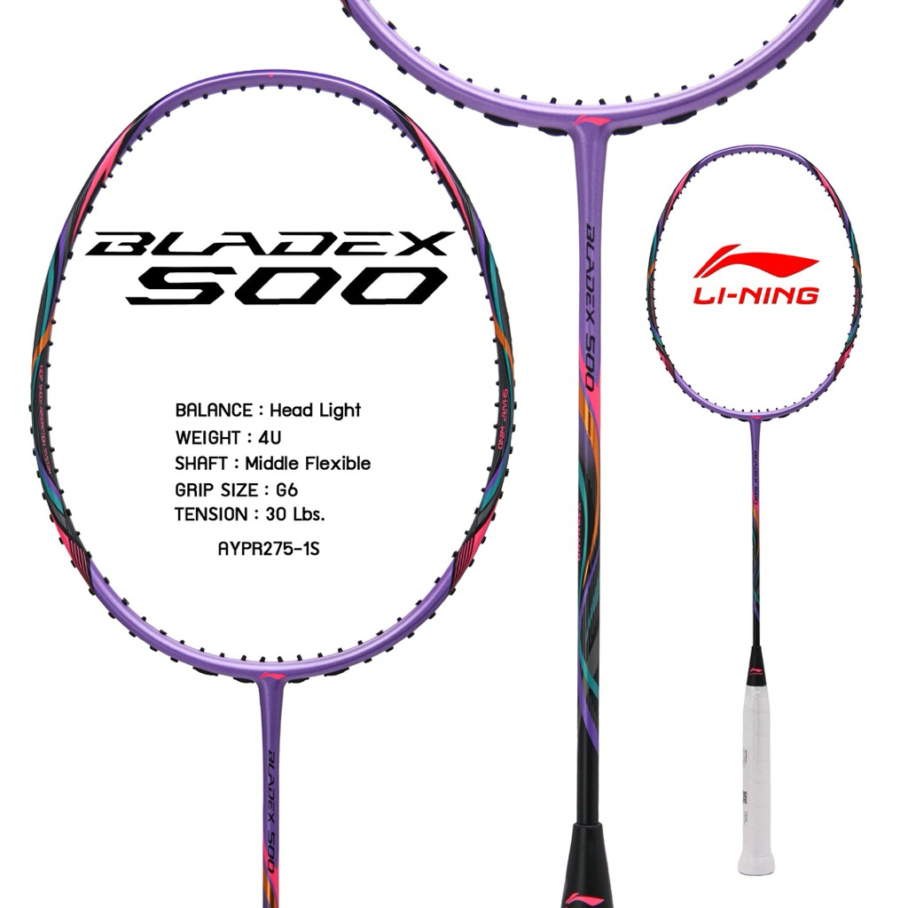 LI-NING ไม้แบดมินตัน รุ่น 𝗕𝗟𝗔𝗗𝗘𝗫 𝟱𝟬𝟬 🚀🎯ไม้สปีด บุกสบาย [ของแท้💯] ประกัน ...