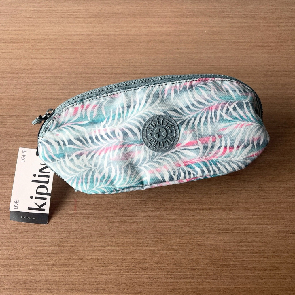 Kipling Mirko M กระเป๋าเครื่องสำอาง/ดินสอ ใบใหญ่ 3 ช่อง แท้ ใหม่ พร้อม ...