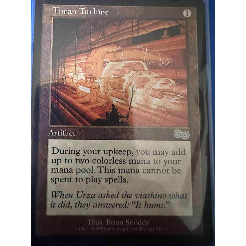Thran Turbine สภาพ EX การ์ด Magic The Gathering ของแท้ จากชุด Urza's ...