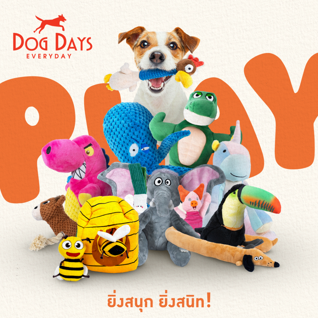 Dog Days Play (Max Pack) ของเล่นสุนัขสำหรับเคี้ยวหรือกัด | Shopee Thailand