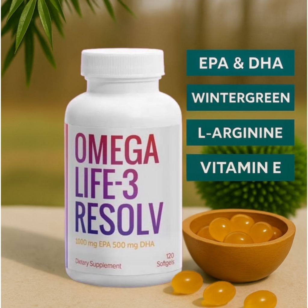 UNICITY Omega Life3 Resolv โอเมก้า รีโซลฟ ยูนิซิตี้ น้ำมันปลาแซลมอน ...