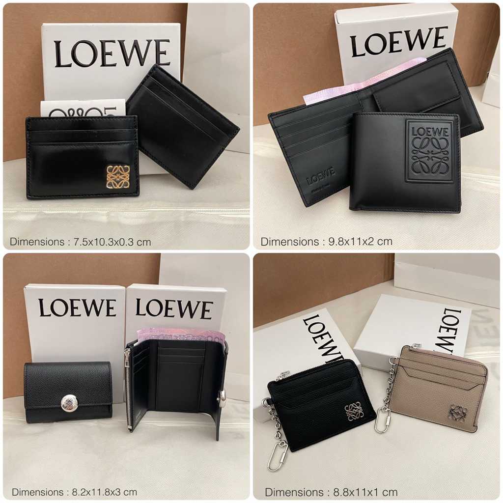 🔥พร้อมส่ง🔥 New Loewe Wallets / card cases ถูกมากก ของแท้100% | Shopee ...