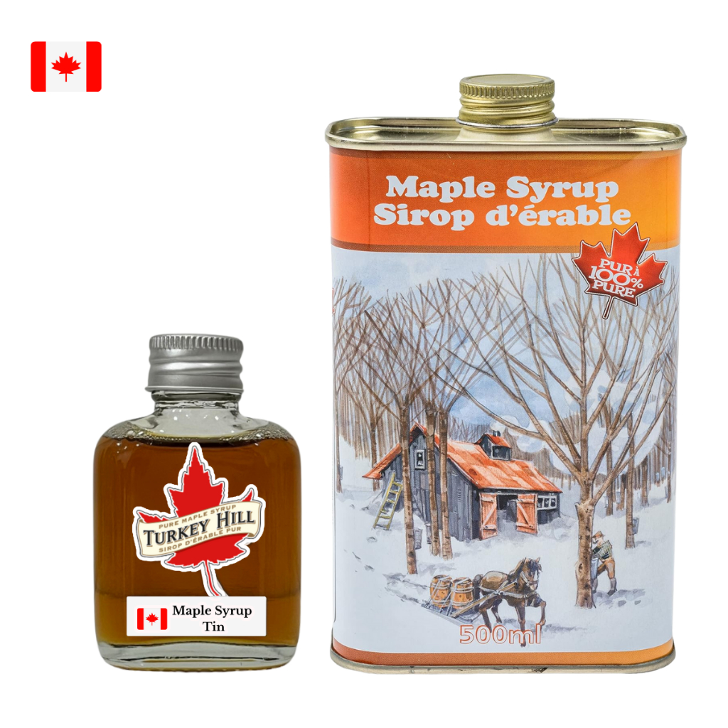 Turkey Hill Maple Syrup Tin Pure 100 % l เทอคีฮิลเมเปิล ไซรัป ทิน แบ่งขาย 30ml. | Shopee Thailand