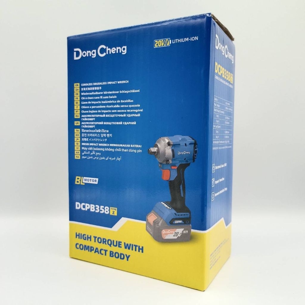 DONG CHENG บล็อกไฟฟ้ากระแทกไร้สาย 1/2 นิ้ว 20 โวลต์ รุ่น DCPB358 (TYPE ...
