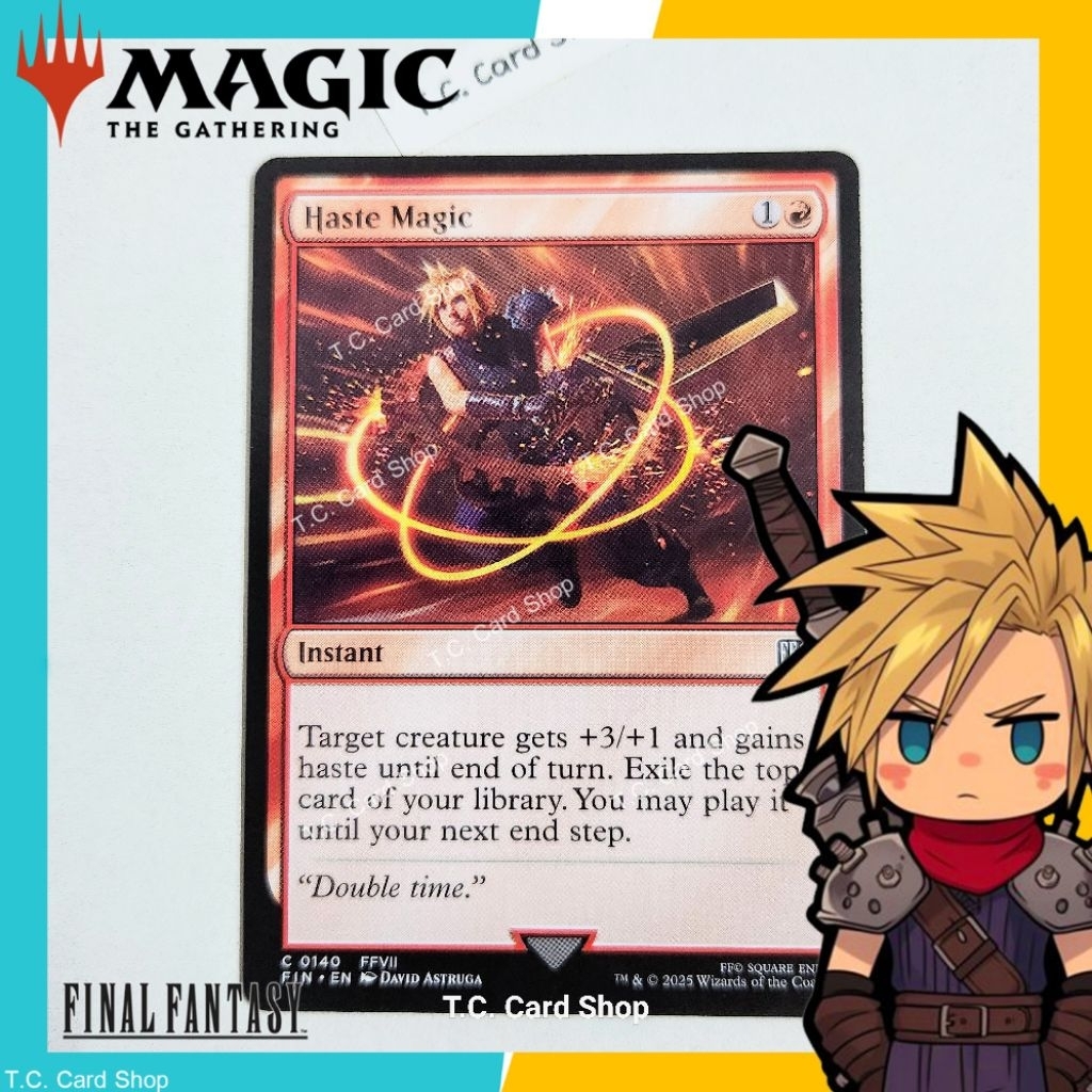 Haste Magic - C0140 - Final Fantasy - Magic the Gathering (MTG ...