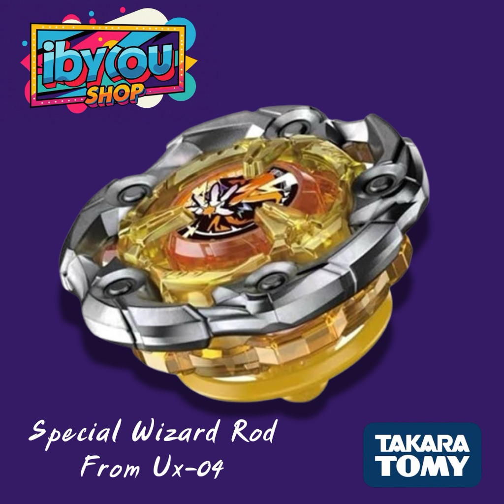 มีของพร้อมส่ง Wizard Rod สีพิเศษจากกล่อง Ux-04 Beyblade x TakaraTomy แท้ 100% | Shopee Thailand