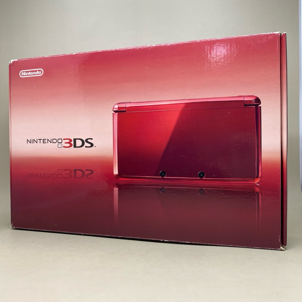(เมนูอังกฤษ)*มีตำหนิ* Nintendo 3DS Flare Red Original Japan | แปลง CFW ...