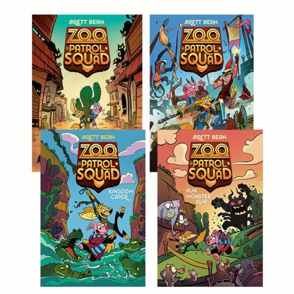 Zoo Patrol Squad: ชุด 4 เล่ม การผจญภัยสุดหรรษาที่เด็กๆ ต้องมีติดบ้าน ...