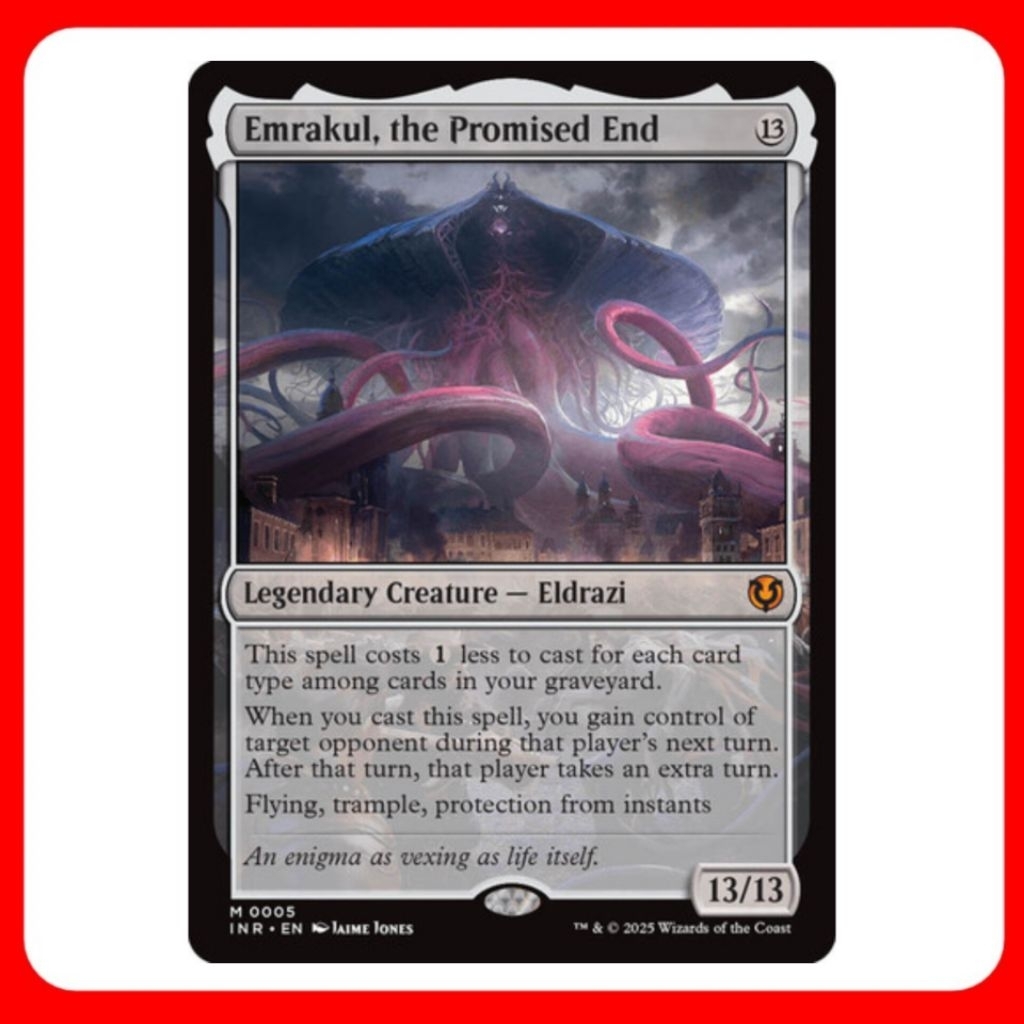 [MTG] Emrakul, the Promised End [INR] [COLORLESS] [MYTHIC] [NORMAL ...