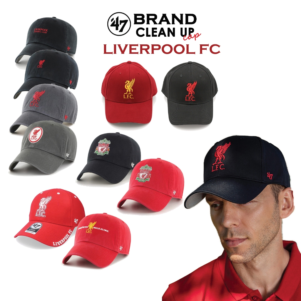 [เพื่อแฟนๆ LFC] 47 Brand CLEAN UP CAP - OFFCIAL LOGO LIVERPOOL FC หมวก ...