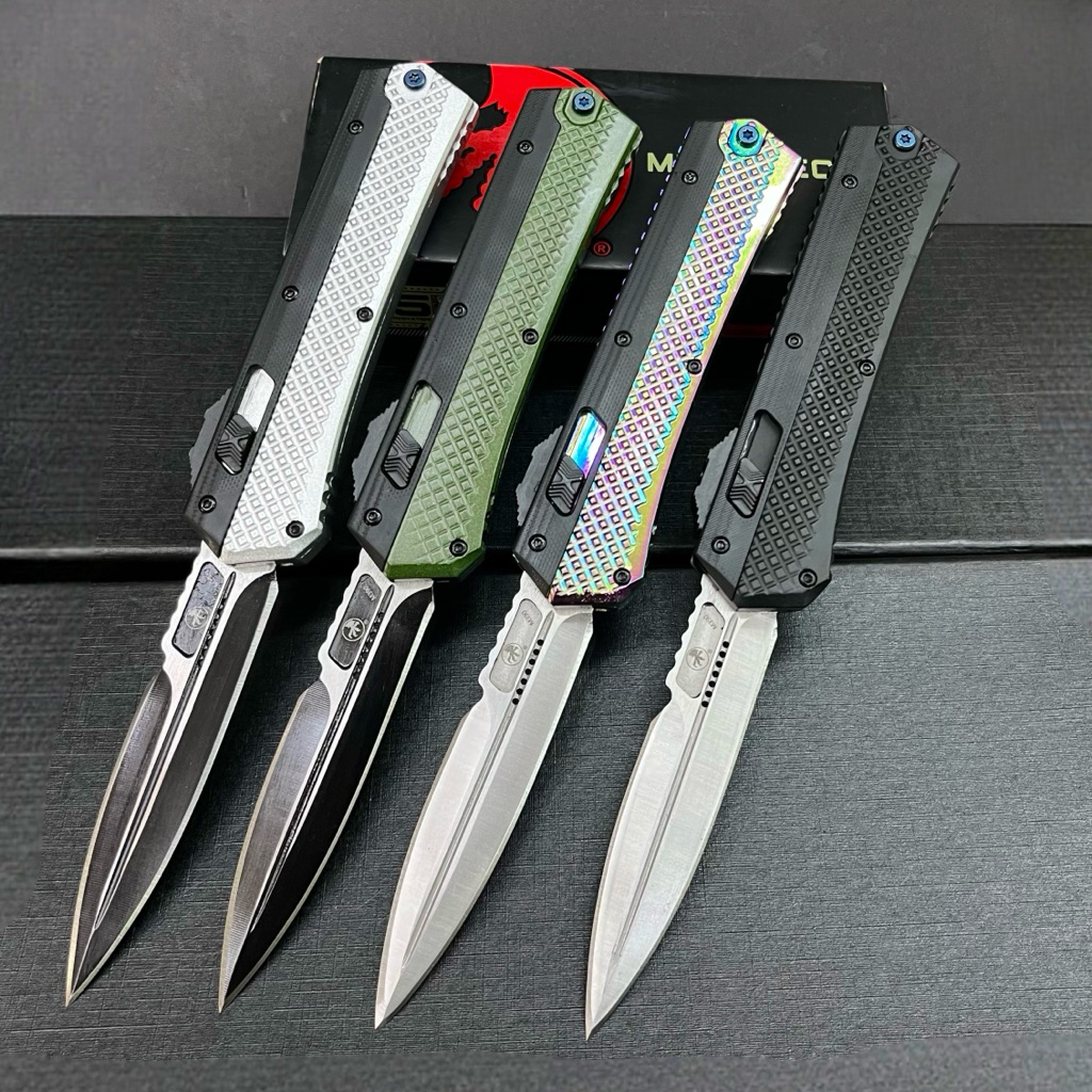 มิดไมโครเทค Microtech Knives ด้ามจับอลูมิเนียมกันลื่น มี 4 สี ยาว 22 CM ...