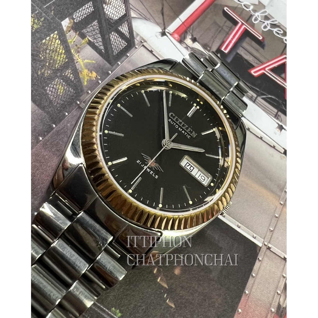 “Citizen Datejust” Citizen Eagle 7 JDM Black Dial | Shopee Thailand