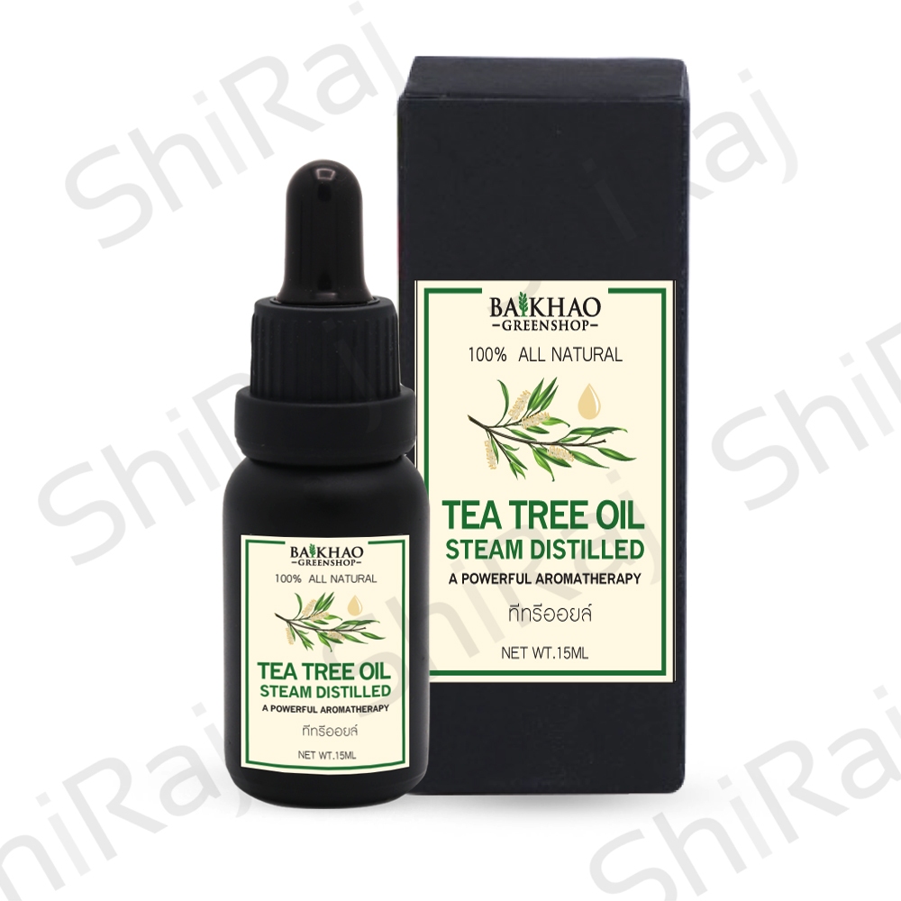 Tea Tree Oil / ทีทรีออยล์ (100% Pure) Dropper Bottle Highly ...
