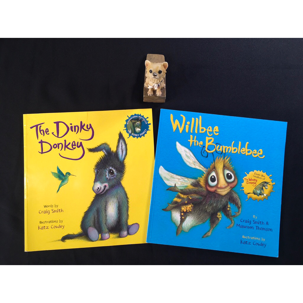 The Dinky Donkey ,The Grinny Granny Donkey , Willbee the bumblebee By Craig Smith หนังสือภาษา ...