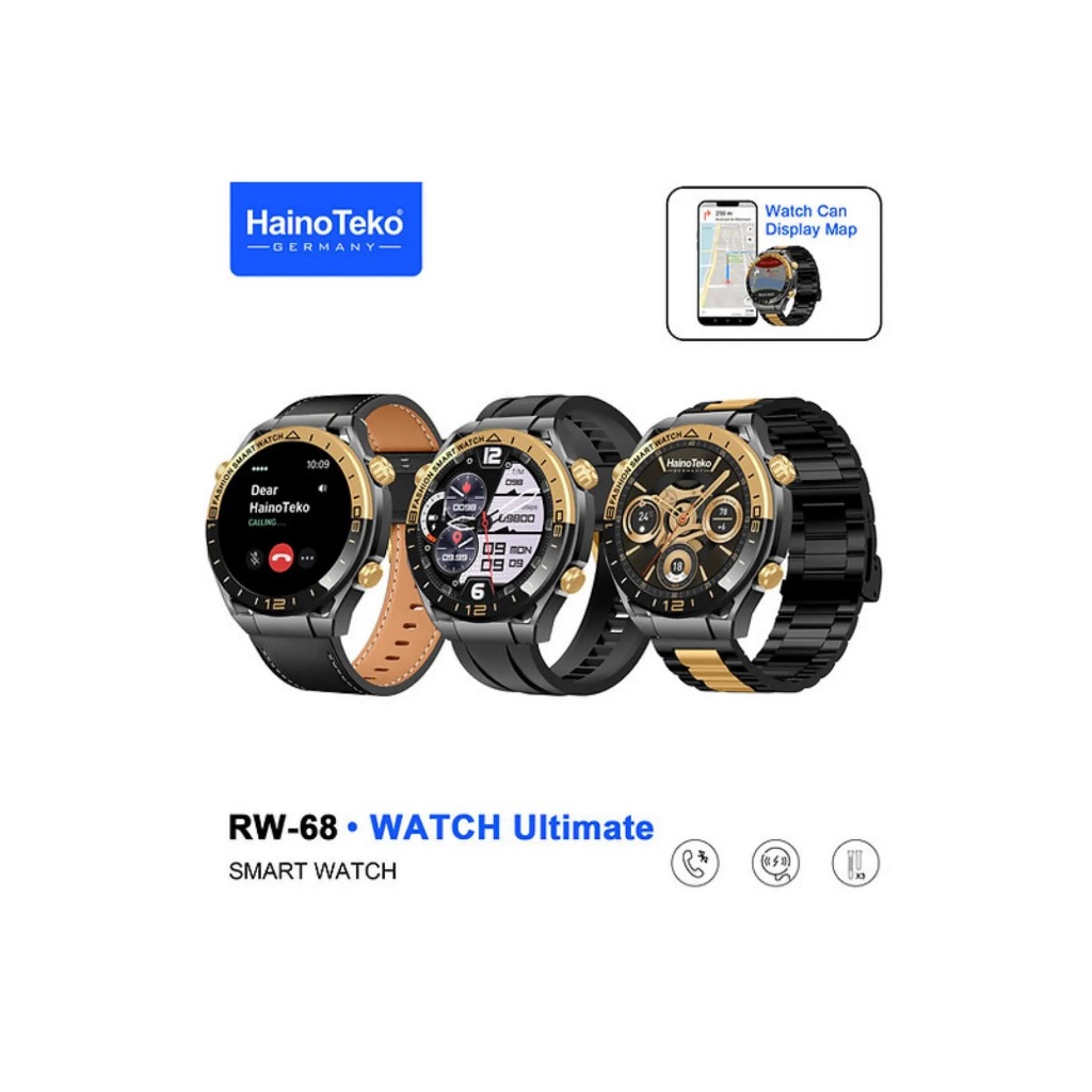 Haino Teko RW-68 Smart Watch รุ่น WATCH Ultimate | สายเปลี่ยน 3 แบบ ...