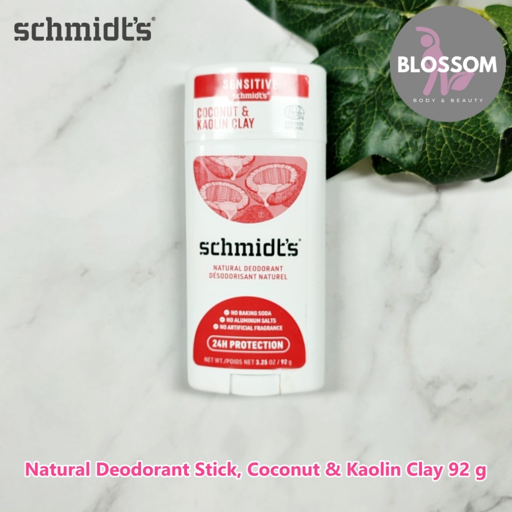 Schmidt's - Natural Deodorant Stick, Coconut & Kaolin Clay 92g ...