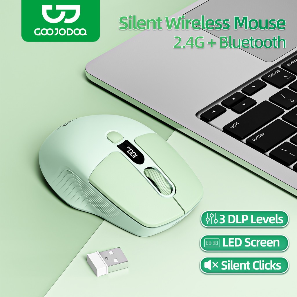GOOJODOQ Triple Connectivity Mouse 2.4GHz และการออกแบบตามหลักสรีรศาสตร์ ...
