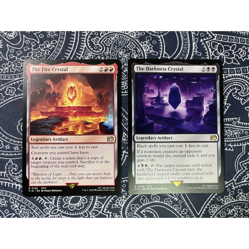 MTG Final Fantasy: The Fire Crystal & The Darkness Crystal - normal ...