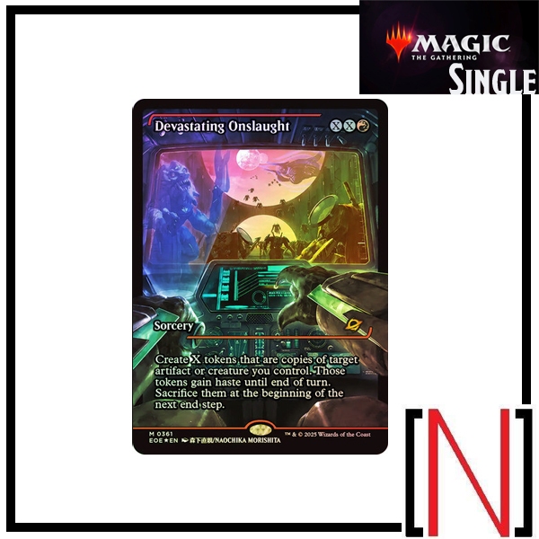 [MTG][Single][EOE] Devastating Onslaught ระดับ Mythic รูปแบบ Showcase ...